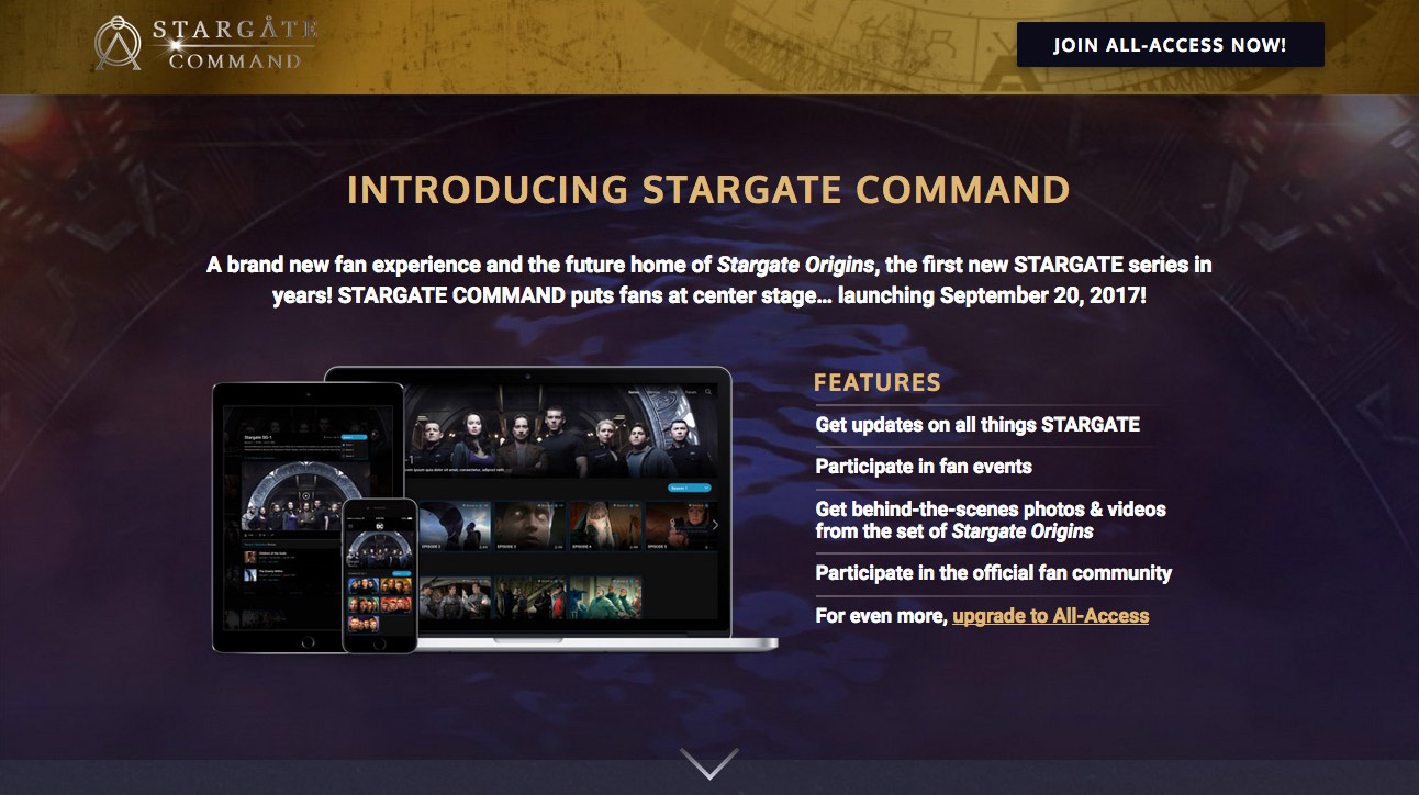 Signup For The New Stargate Command | Stargate Legacy